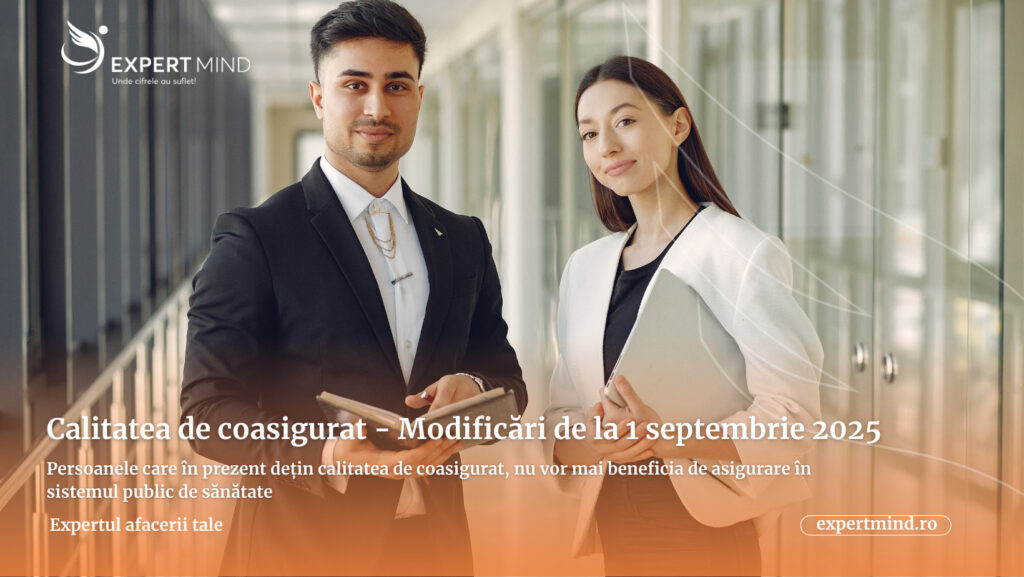 Calitatea de coasigurat - Modificări de la 1 septembrie 2025 | Expert MIND